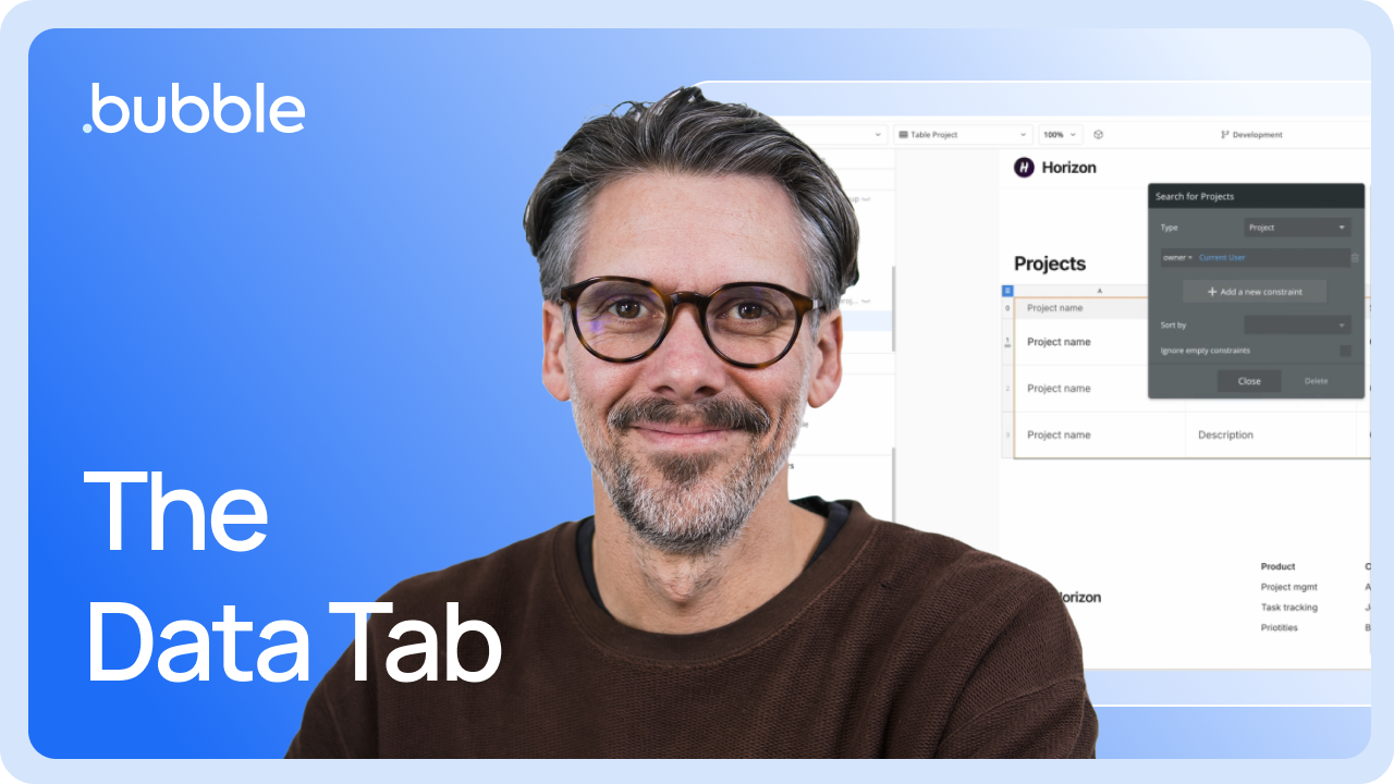 Get to know your database (Lesson 3.1) | Bubble